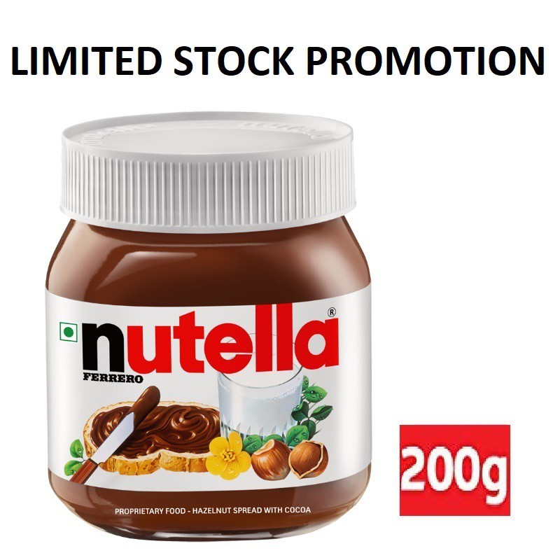 [WHOLESALE PRICE] Nutella Hazelnut Spread 200g | Shopee Malaysia