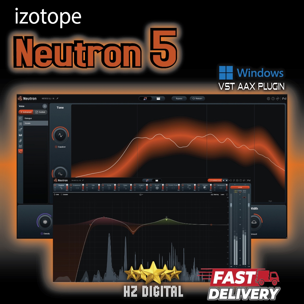 Izotope NEUTRON 5 Audio Editor VST AAX Plugin For Windows DAW | Shopee ...