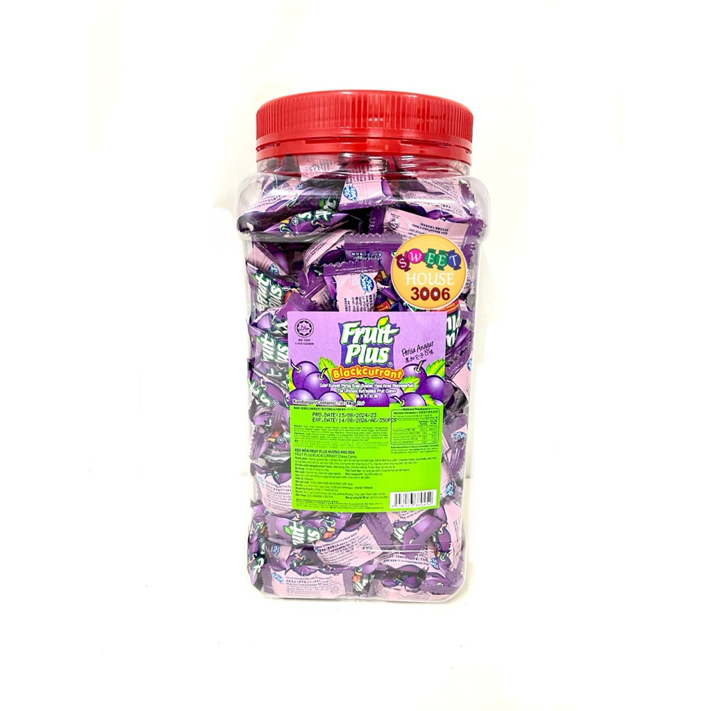 Fruit Plus Gula Gula Kunyah Buah Buahan Perisa Angur Makanan Ringan ...