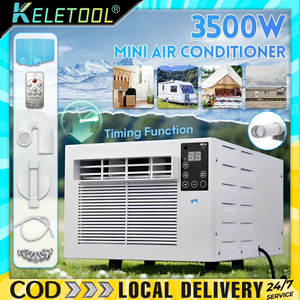 Mini Air Conditioner Portable Aircon With Remote Control Cold Air ...