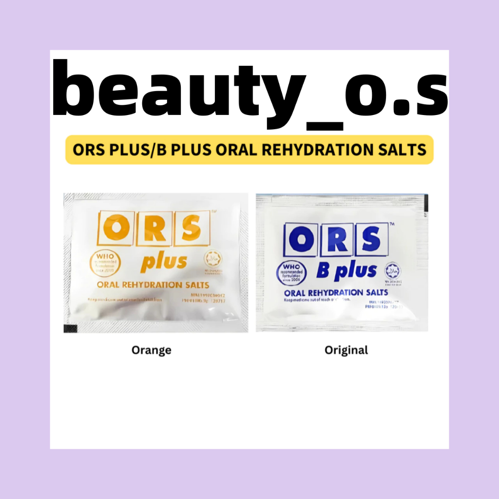ORS B PLUS ORAL REHYDRATION SALTS (ORANGE)/ (ORIGINAL) 1'S | Shopee ...