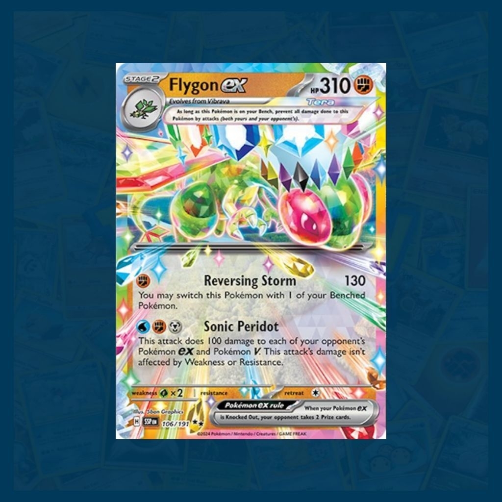 Flygon Ex (106/191) Ultra Rare | Surging Sparks | Pokemon TCG Card ...