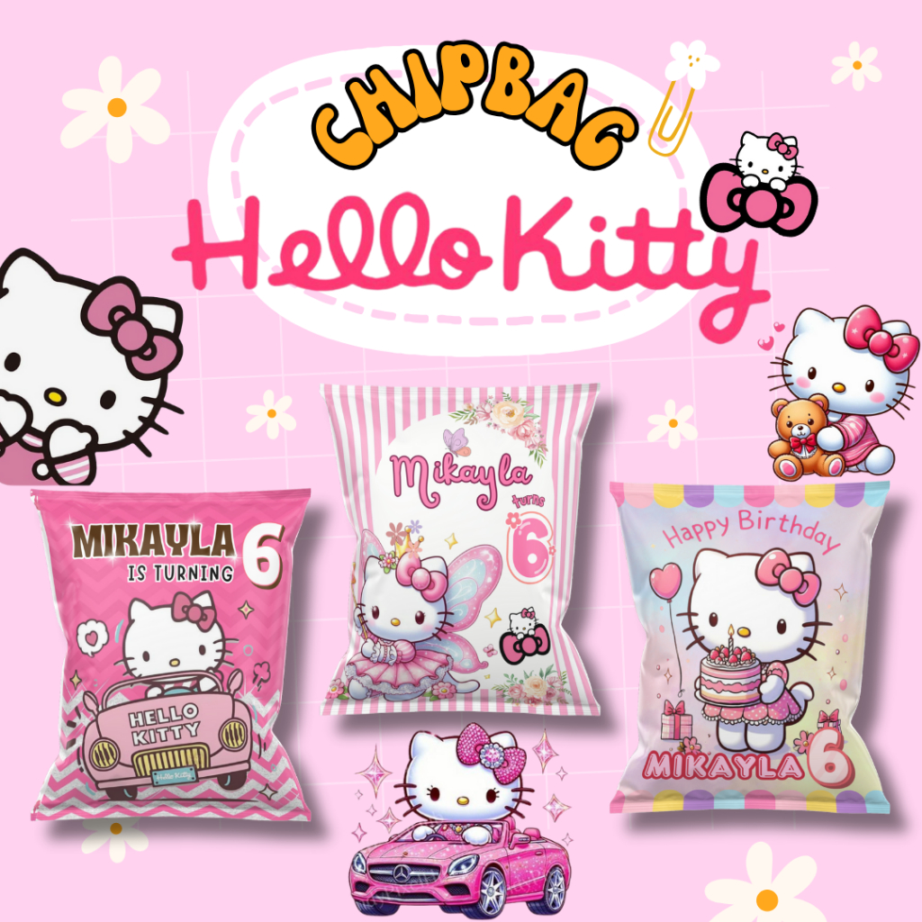 chip bag murah chip bag hello kitty chip bag birthday goodies murah ...