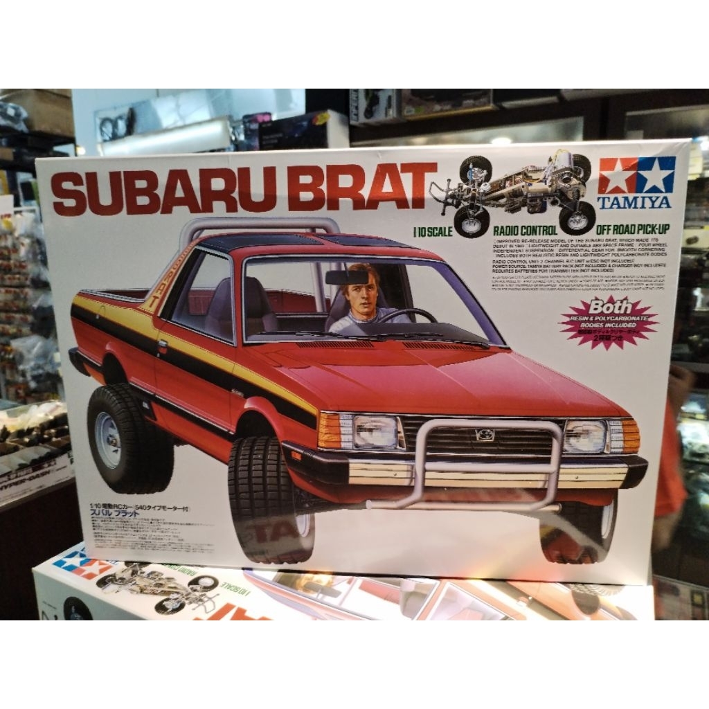 Tamiya 58384-60A 1/10 Subaru Brat 2WD Truck EP Car Kit w/ Motor ...