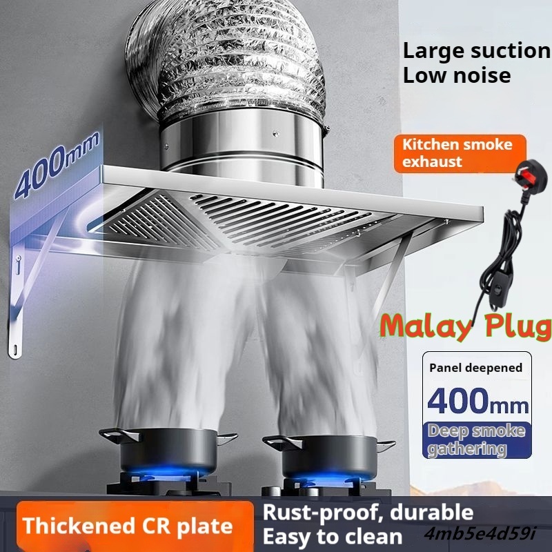 CR Wall mounted kitchen range hood Smoke collecting kitchen exhaust fan ...