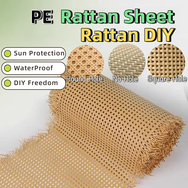Rattan Webbing 16inch/24inch Webbing Terbuka Rotan Sintetik Rattan ...