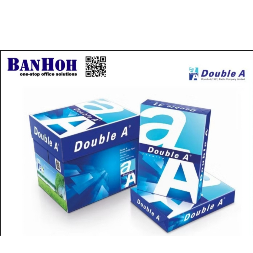 Kertas Double A A4 Kertas/Paper 80Gsm Kertas Penyalin/Copier Paper 500 ...