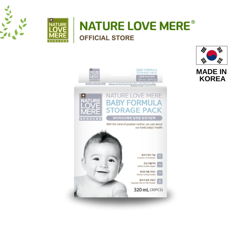 NATURE LOVE MERE Baby Formula Storage Pack 320ML 30pcs | Shopee Malaysia