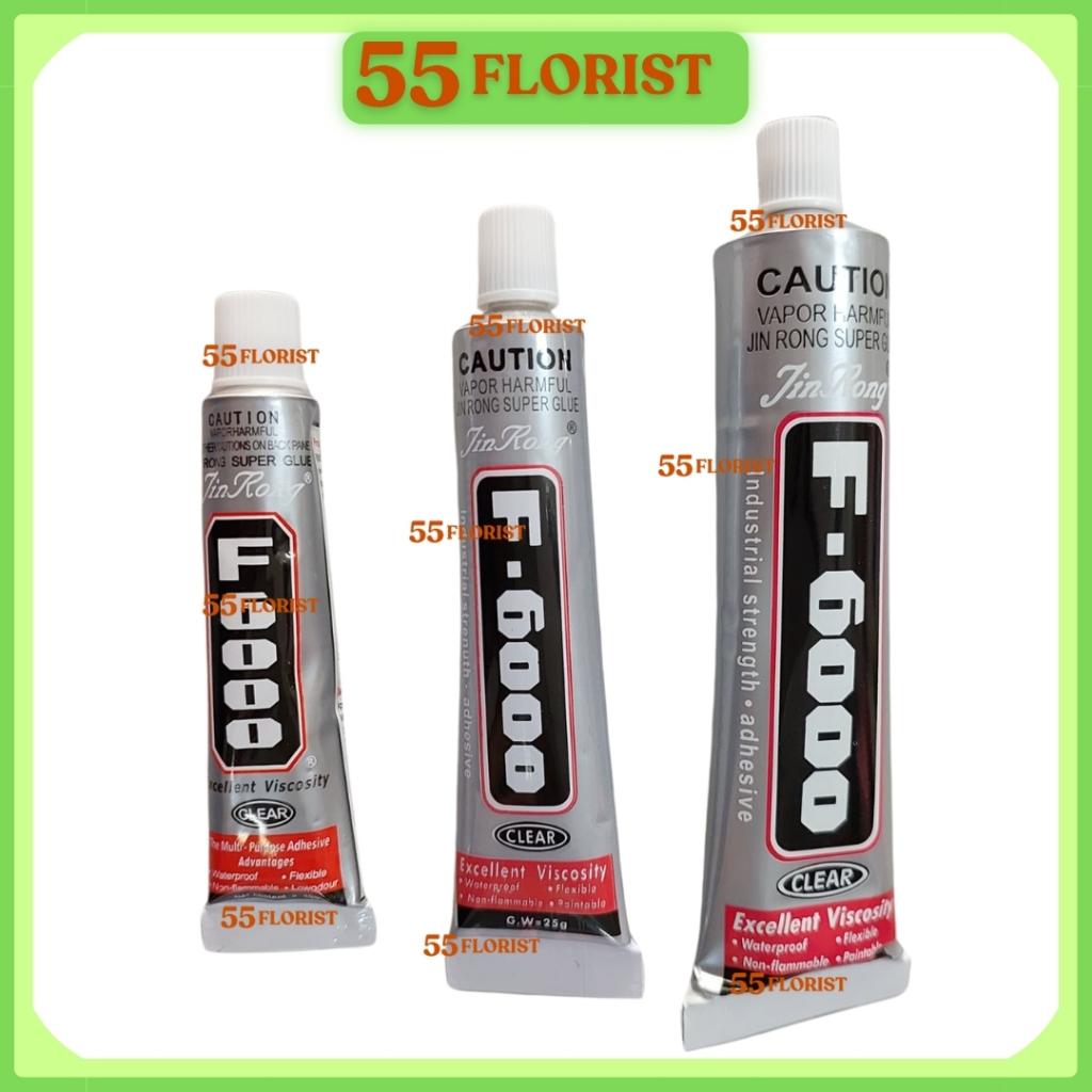 FABRIC FABRIK GUM GLUE GAM F6000 F-6000 CLOOTH KAIN BAJU KAHWIN MANIK HANDCRAFT KRAFT TANGAN 50G ...