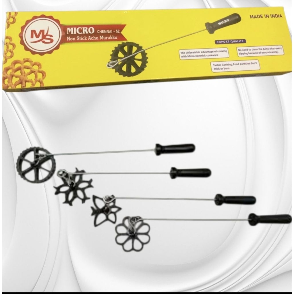 Nonstick Achu muruku maker/Nonstick rose cookies maker/kuih loyang/kuih ...