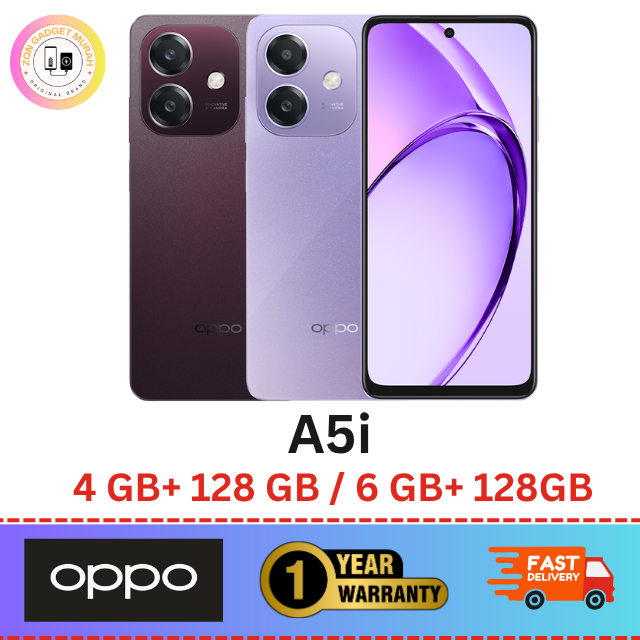 OPPO A5i | 4/6GB + 128GB | Snapdragon® 6s 4G Gen1| 45W SUPERVOOC ...