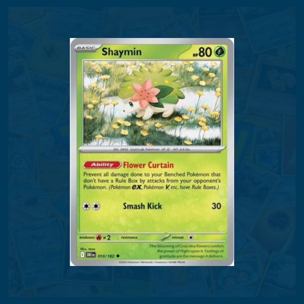 Shaymin (010/182) Uncommon | Destined Rivals | Pokemon TCG Card ...