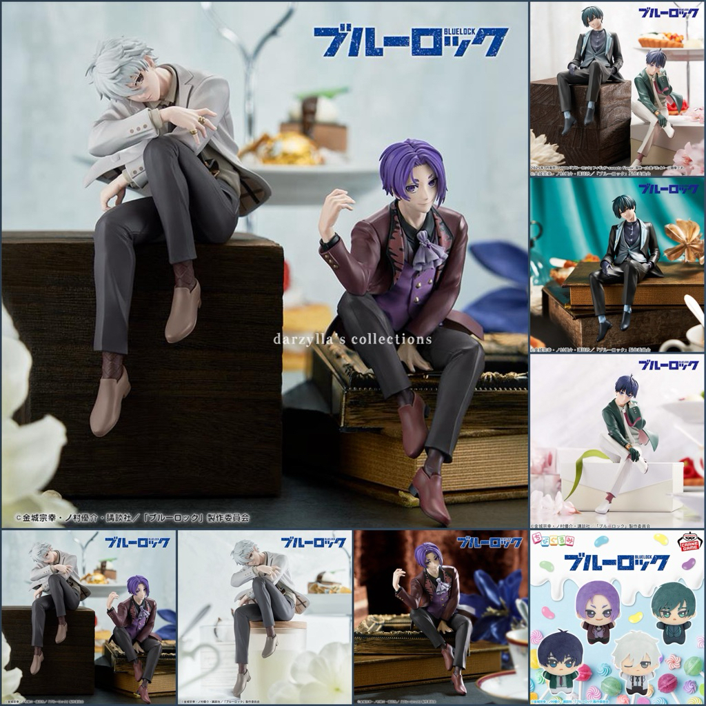 BANDAI TV Anime Blue Lock Figure Sweets Flavor Rin Itoshi Nagi Seishiro ...