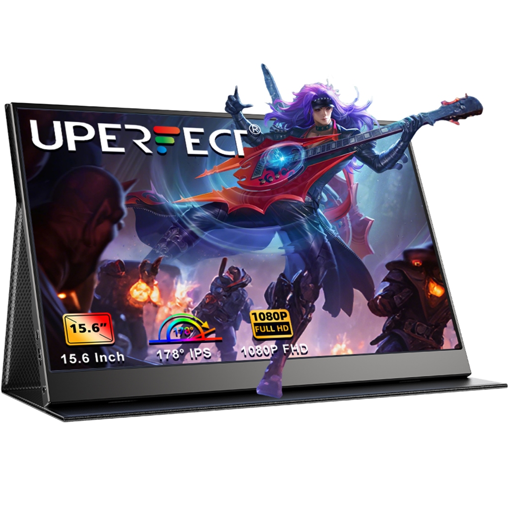 UPERFECT【Local delivery】15.6 inch portable monitor 1080P Full HD LCD ...