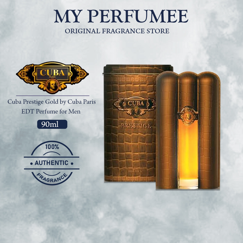 Cuba Prestige Gold by Cuba Paris EDT Perfume for Men 90ML | Shopee Malaysia