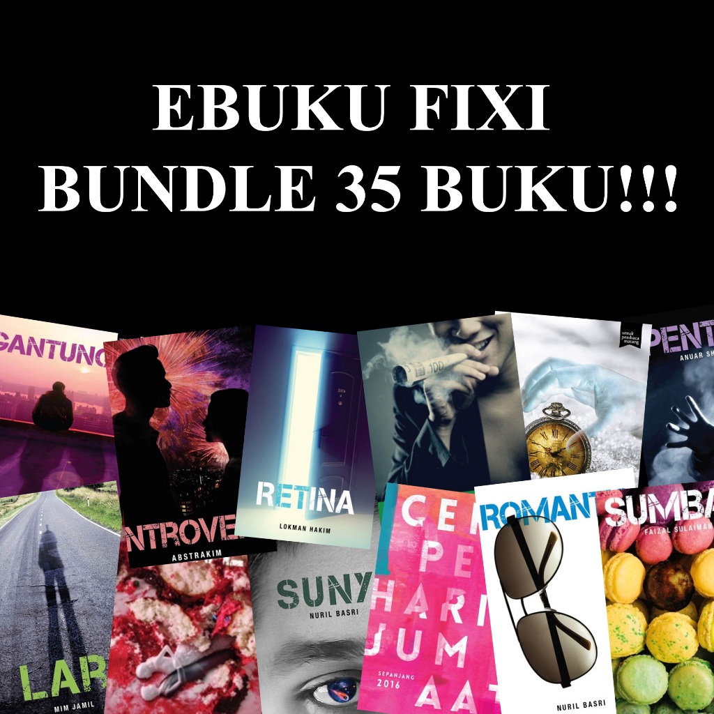 BUKU FIXI BUNDLE 35 BUKU [PDF / EPUB] [ NOVEL FIXI ] | Shopee Malaysia
