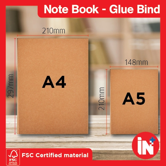 Glue Bind Craft Notebook A4 A5 Planner Journal Notebook sketch book FSC ...