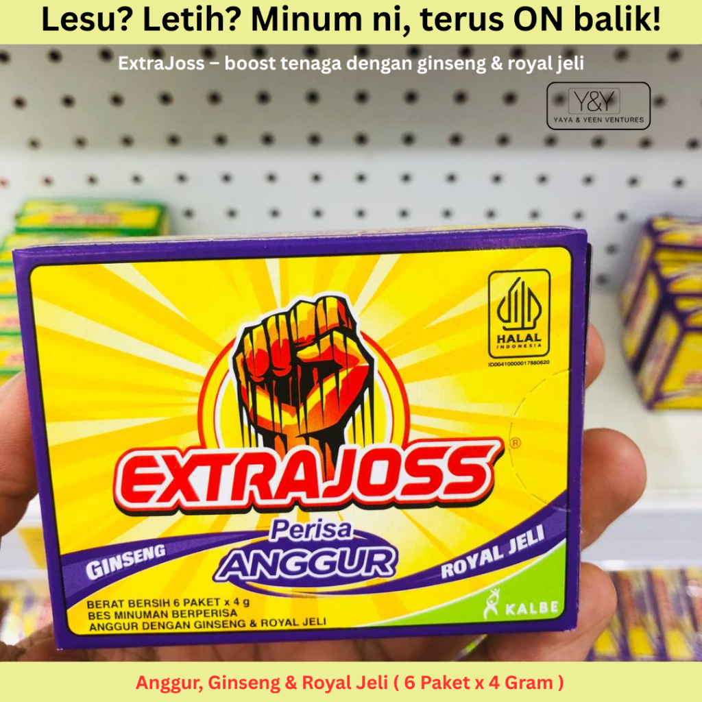 Extra Joss Perisa Anggur | Shopee Malaysia