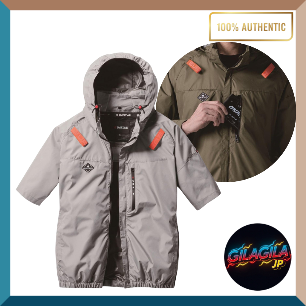 BURTLE Aircraft Short-Sleeve Blouson (Unisex) Spring/Summer Collection AC2066 (No Fan) | Shopee ...