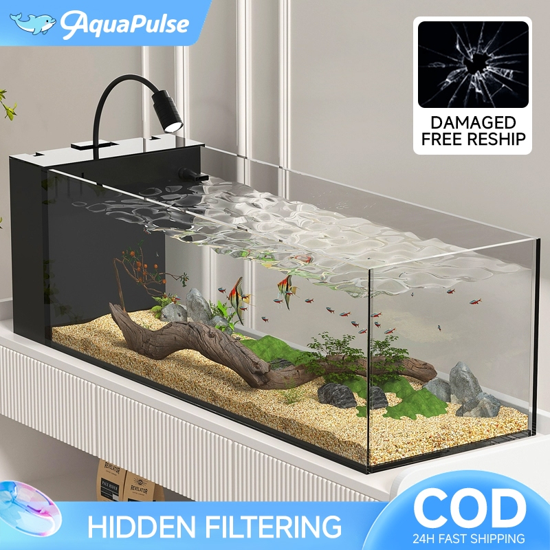 Crystal Clear Tank Aquarium 40cm / 60cm 80/cm CC Tank for Aquascape,8MM ...