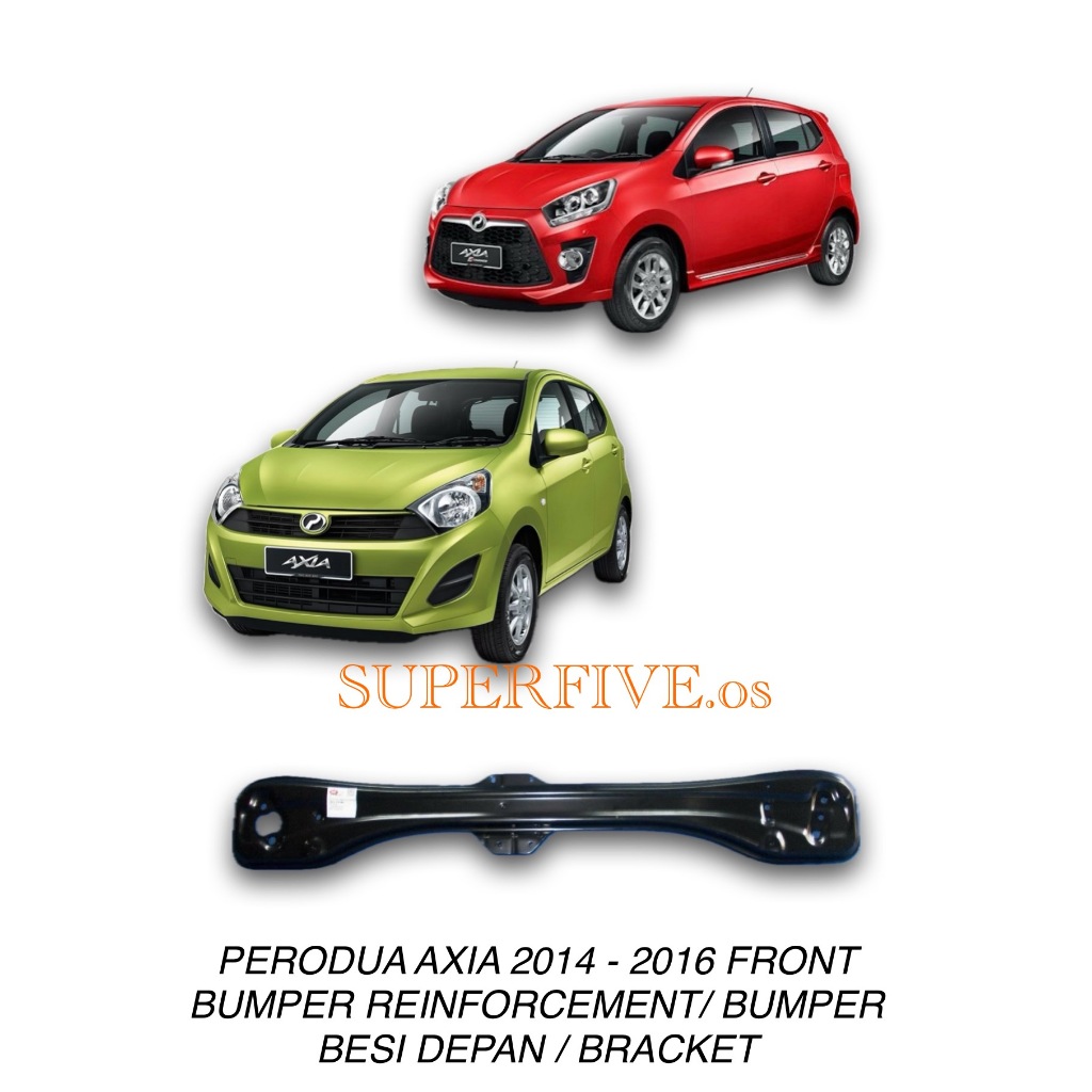 PERODUA AXIA 2014 - 2016 FRONT BUMPER REINFORCEMENT / BUMPER BESI DEPAN ...