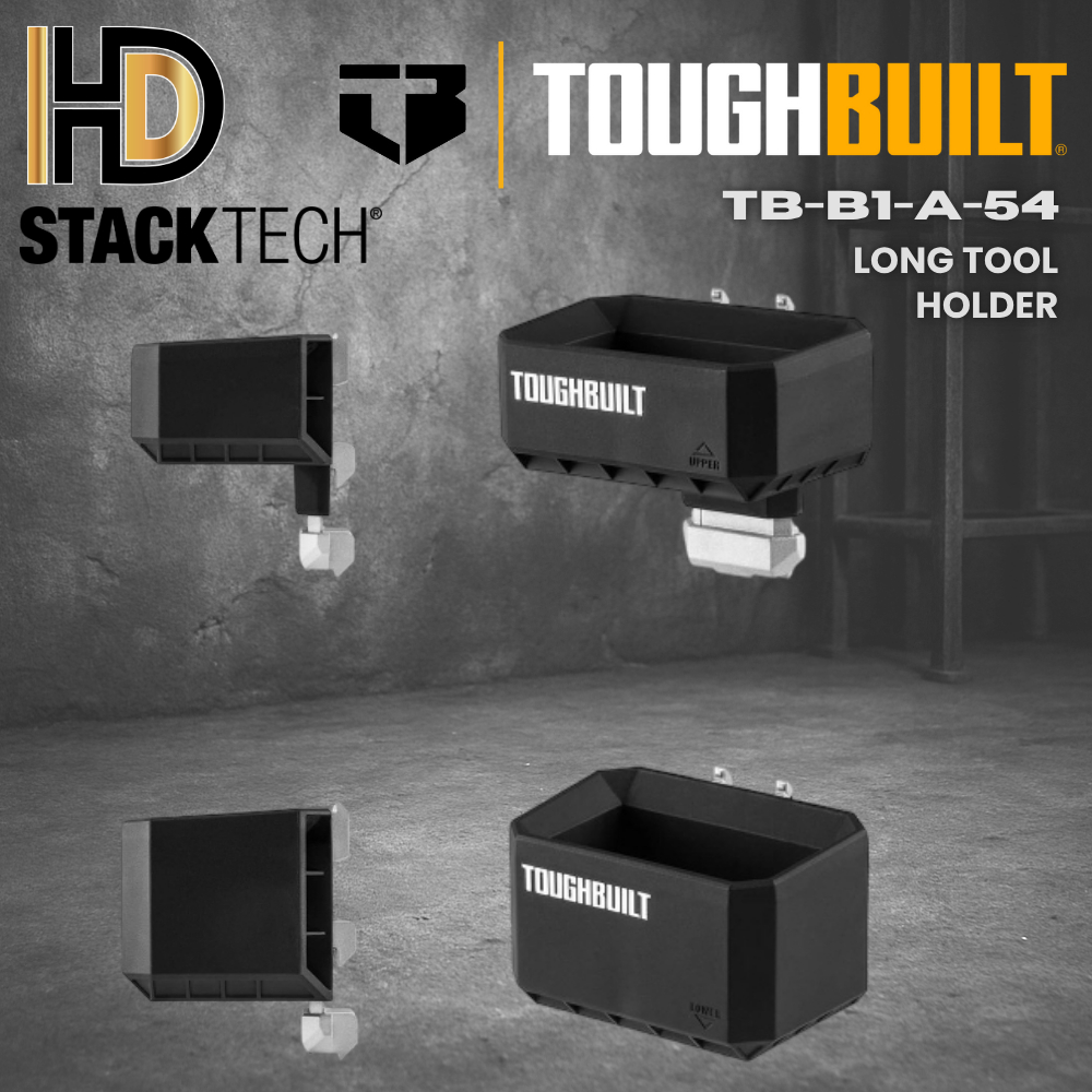 TOUGHBUILT STACKTECH Long Tool Holder / Heavy Duty STACKTECH Long Tool ...