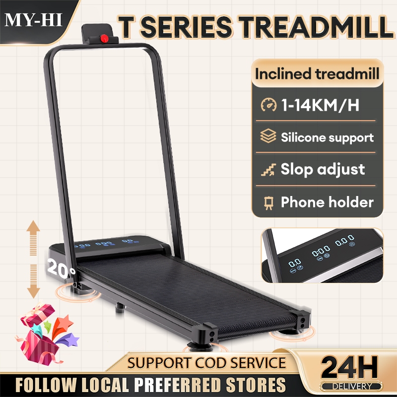 MY-HI Treadmill Electric Multi-Function Machine Foldable (16km/4.0HP ...