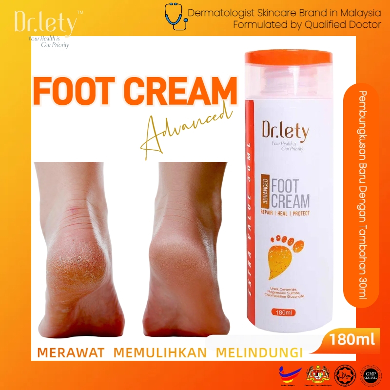 180ml Dr Lety Advanced Foot Cream Protection Of Feet Crack Dry Heel ...