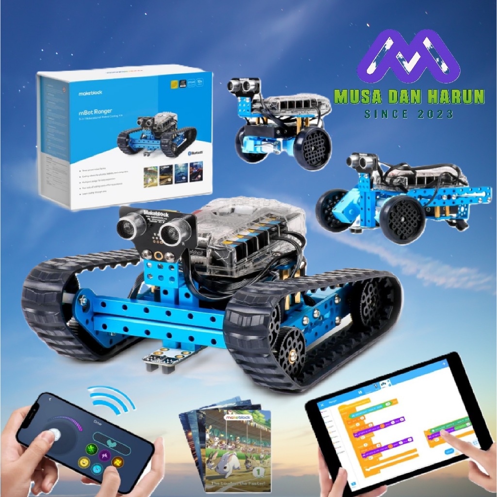 [PRE-ORDER] Makeblock mBot Ranger 3-in-1 Robot Kit, STEM Coding Toy for ...