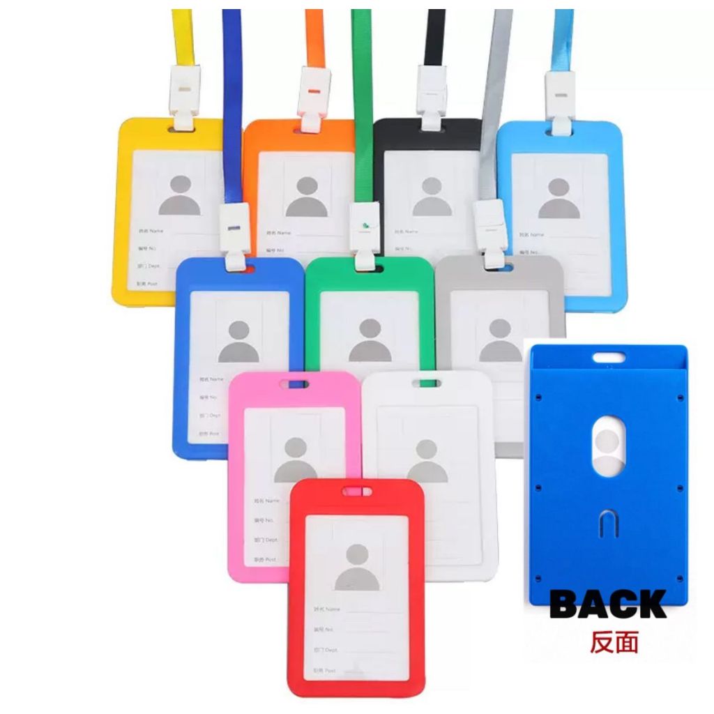 Employee Waterproof Work Badge ID Business Work Card Holder ONE SIDE ...