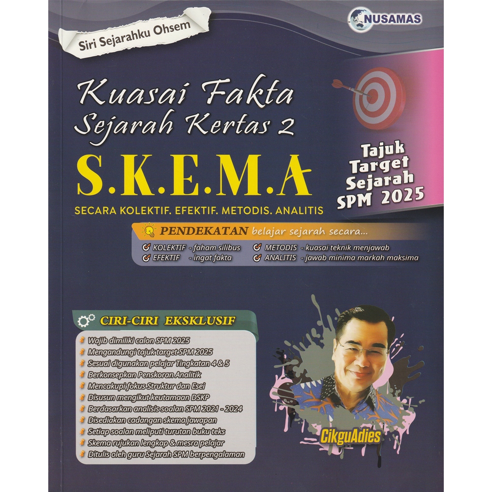 NUSAMAS | BUKU REFERENSI | KSSM - KUASAI FAKTA SEJARAH KERTAS 2 S.K.E.M.A SPM (SIRI SEJARAHKU ...