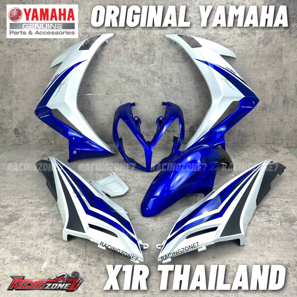THAILAND ORIGINAL YAMAHA X1R COVER SET HITAM BIRU MERAH PUTIH/ X1R ...