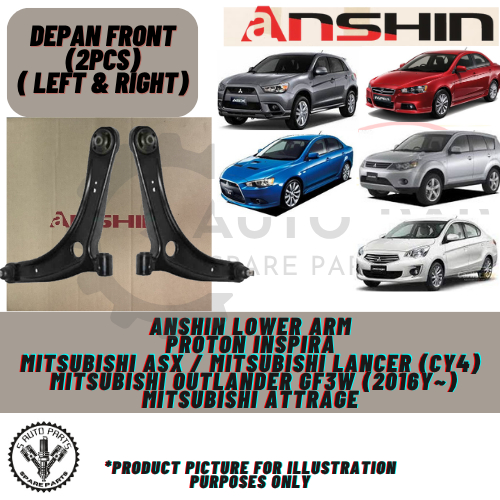 PROTON INSPIRA/ASX/LANCER CY4/OUTLANDER GF3W/ATTRAGE depan FRONT LOWER ...