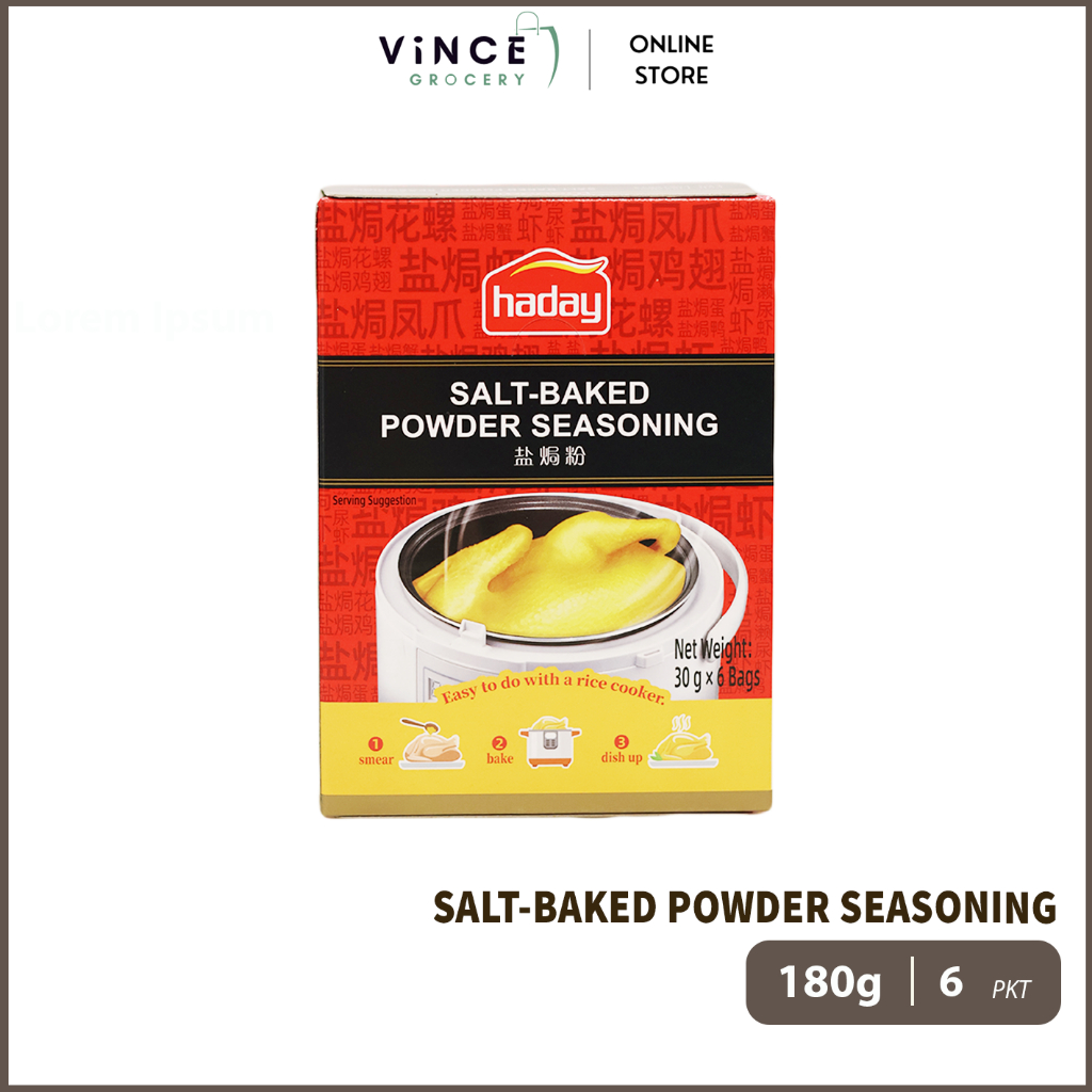 HADAY Salt-baked Powder Seasoning | 海天 百焗易 盐焗粉 180G [30G x 6's ...