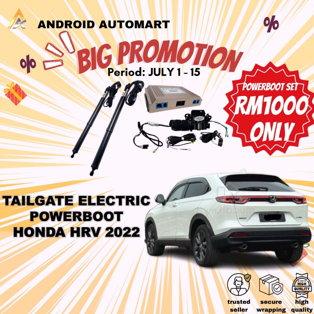 Honda HRV 2021 Plug & Play Electric Auto Tailgate Power Boot Soft Close ...