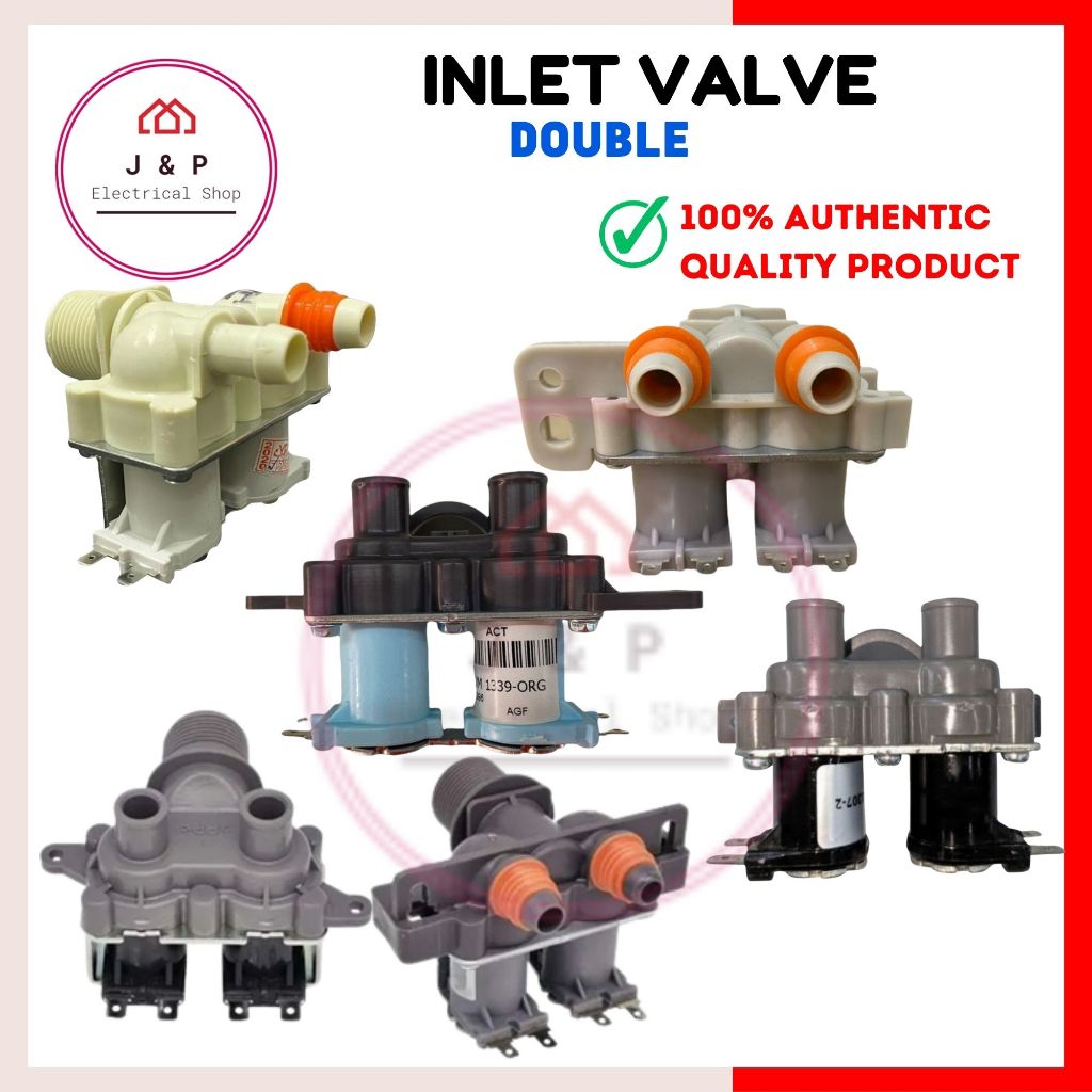 Inlet Valve ( Double Coil) for Washing Machine / Valve Masuk Air until ...