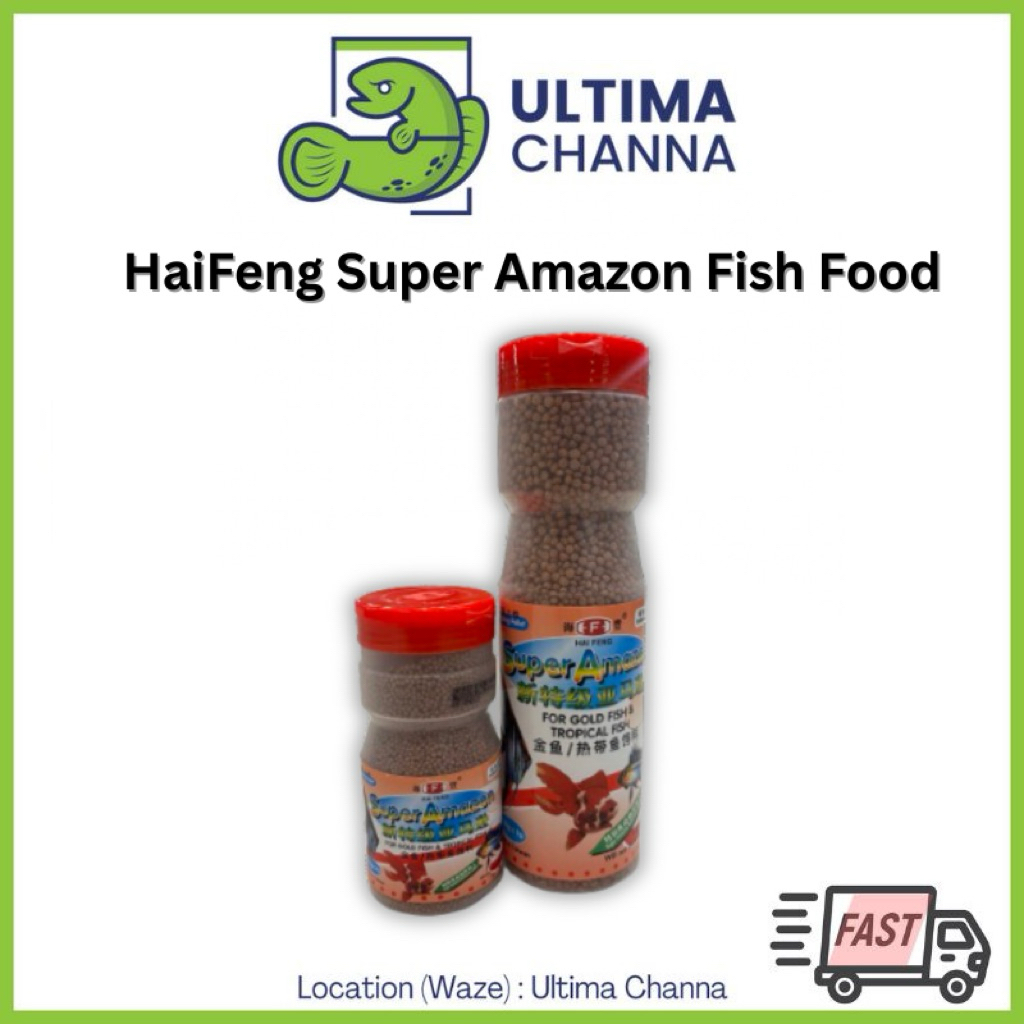 Hai Feng Super Amazon Floating Fish Pellet 120g/ 230g for tropical ...