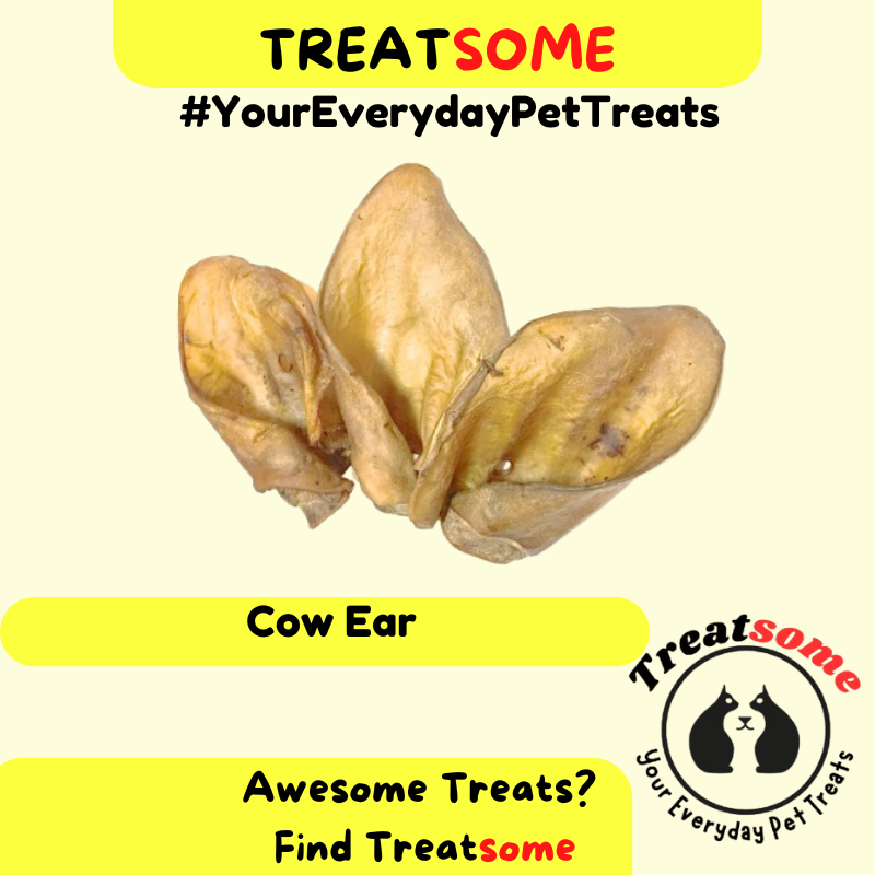 Air-Dried Cow Ear Dehydrated Beef Ear Crispy Treatsome Dog Treats Dog ...