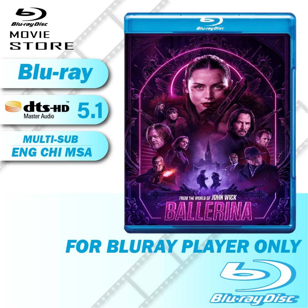 Bluray Ballerina 2025 (English DTS 5.1) - Action Thriller | Shopee Malaysia