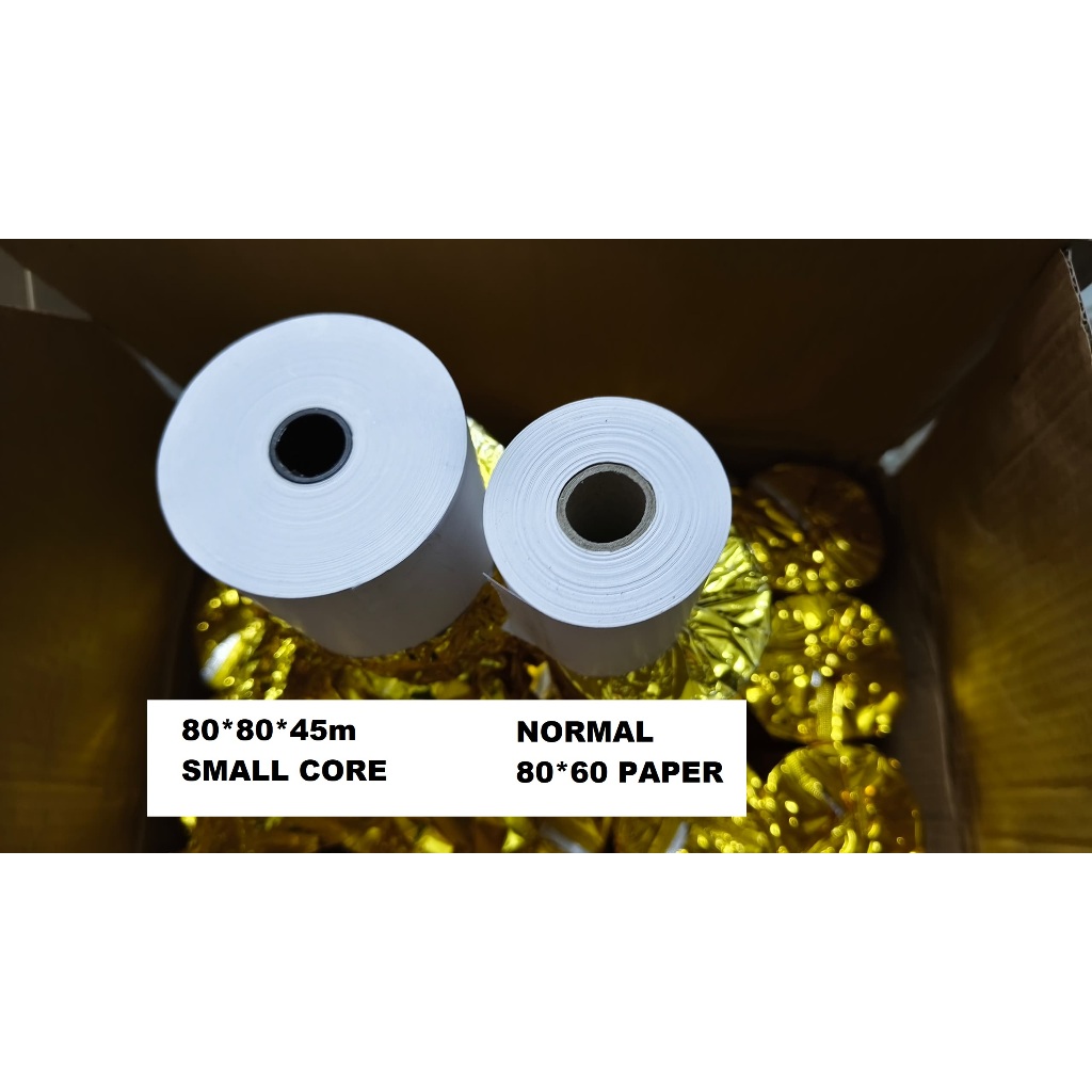 (50roll) 80*80mm thermal receipt paper kertas pos printer 45meter ...