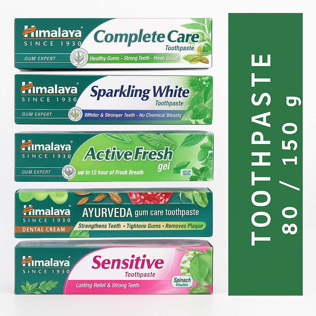 HIMALAYA Toothpaste Complete Care Sparkling White Dental Cream Active ...
