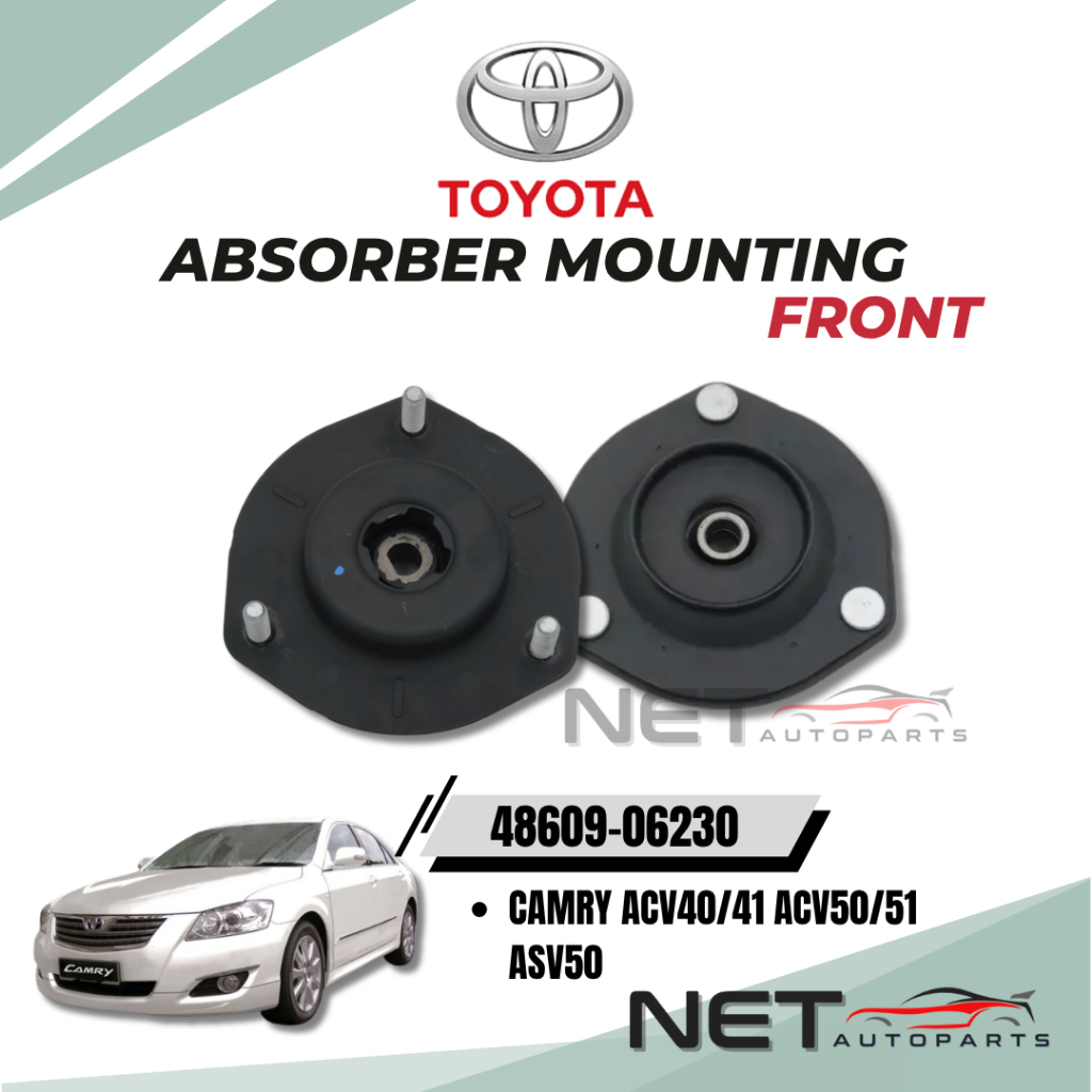 TOYOTA CAMRY ACV40/41 ACV50/51 ASV50 ABSORBER MOUNTING FRONT (48609 ...