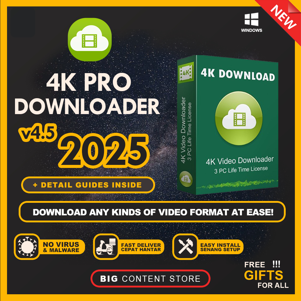 4K Video Downloader Pro 2025 💯 EASY INSTALL SOFTWARE 💯 LIFETIME PREMIUM ...