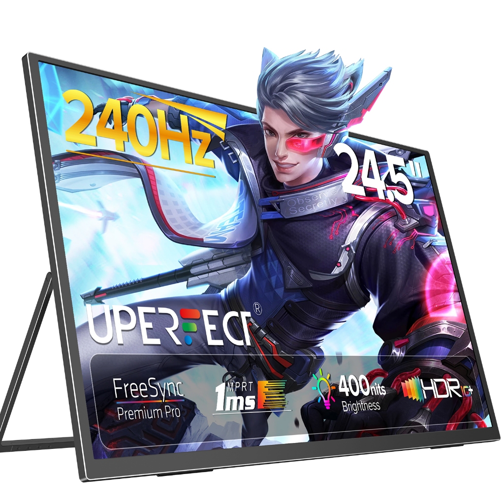 UPERFECT【Local delivery】24.5-inch 240Hz portable monitor Display color ...