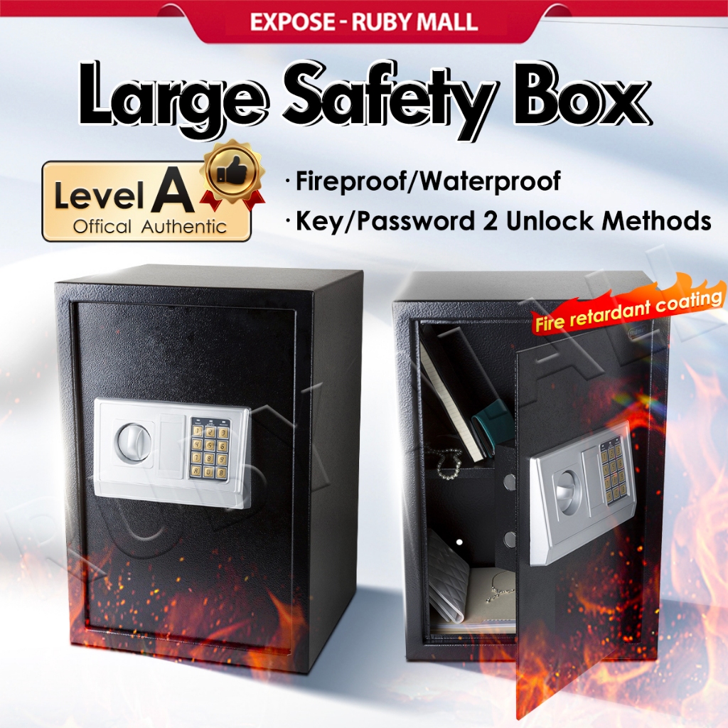 Safe Box Safety Box 保险箱 Premium Digital Safe BoxMoneyBox Home Office ...