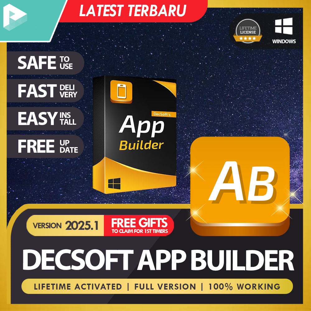 DecSoft App Builder 2025.12 💯 EASY INSTALL 💯 LIFETIME PREMIUM 💯 FAST DELIVERY 💯 SAFE | Shopee ...