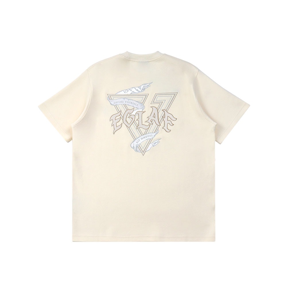 EGLAF Sculpta Triangle Logo Tee (CreamWhite) | Shopee Malaysia