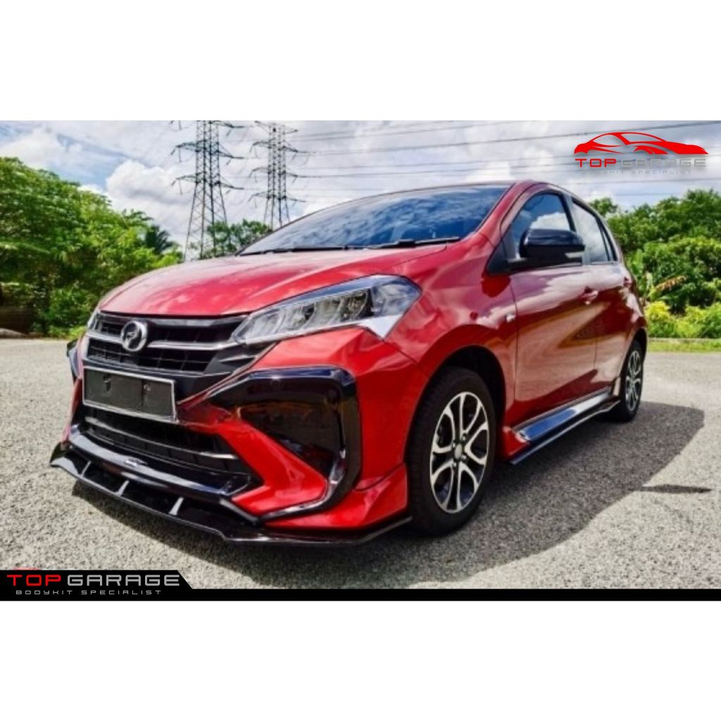 Myvi 2022 ADD ON Front Splitter , Side Diffuser For Gear Up Ace Bodykit ...