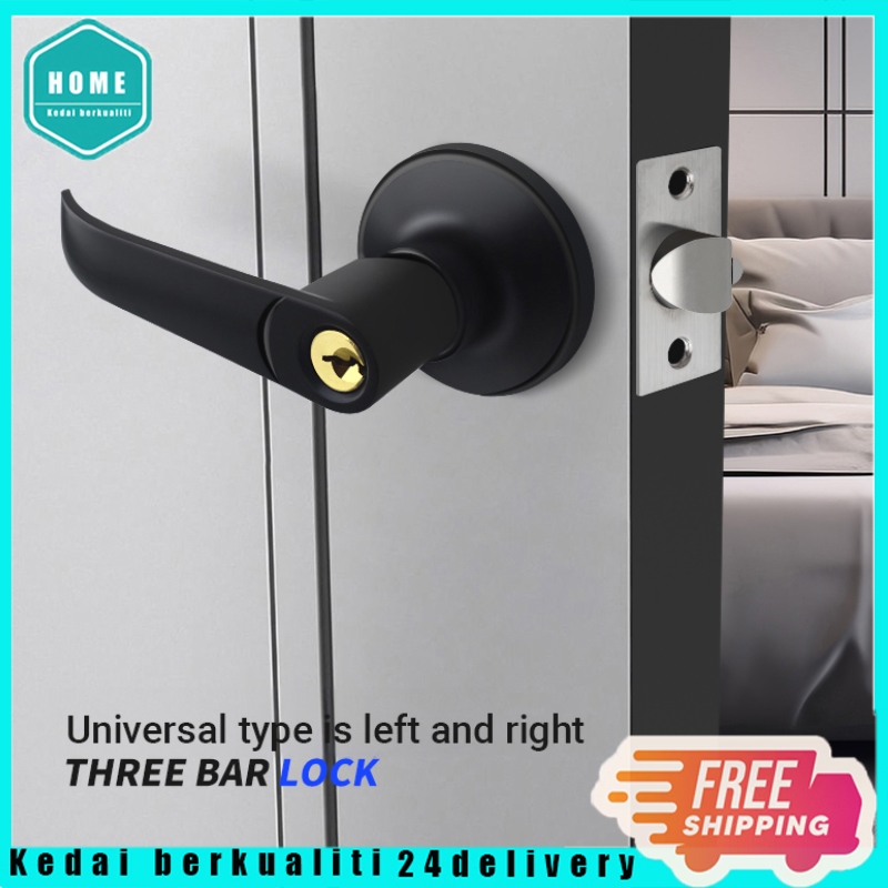 Door Lock Set Tubular lever entrance door lock knob set room Door Lock ...