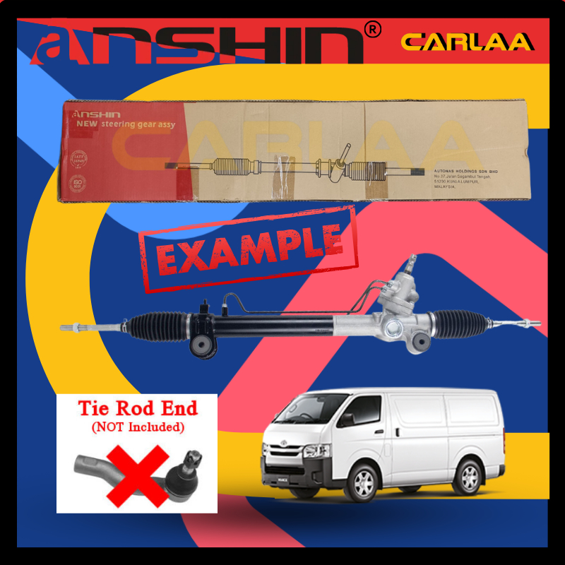 ANSHIN JAPAN QUALITY TOYOTA HIACE KDH200 POWER STEERING RACK ASSY (RACK ...